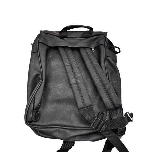 Tupperware | Bags | Tupperware Faux Leather Backpack Laptop Bag | Poshmark